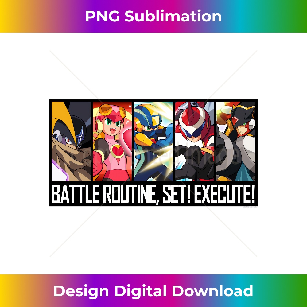 MEGA MAN BATTLE NETWORK NetNavi Long Sleeve - Exclusive PNG | Inspire ...