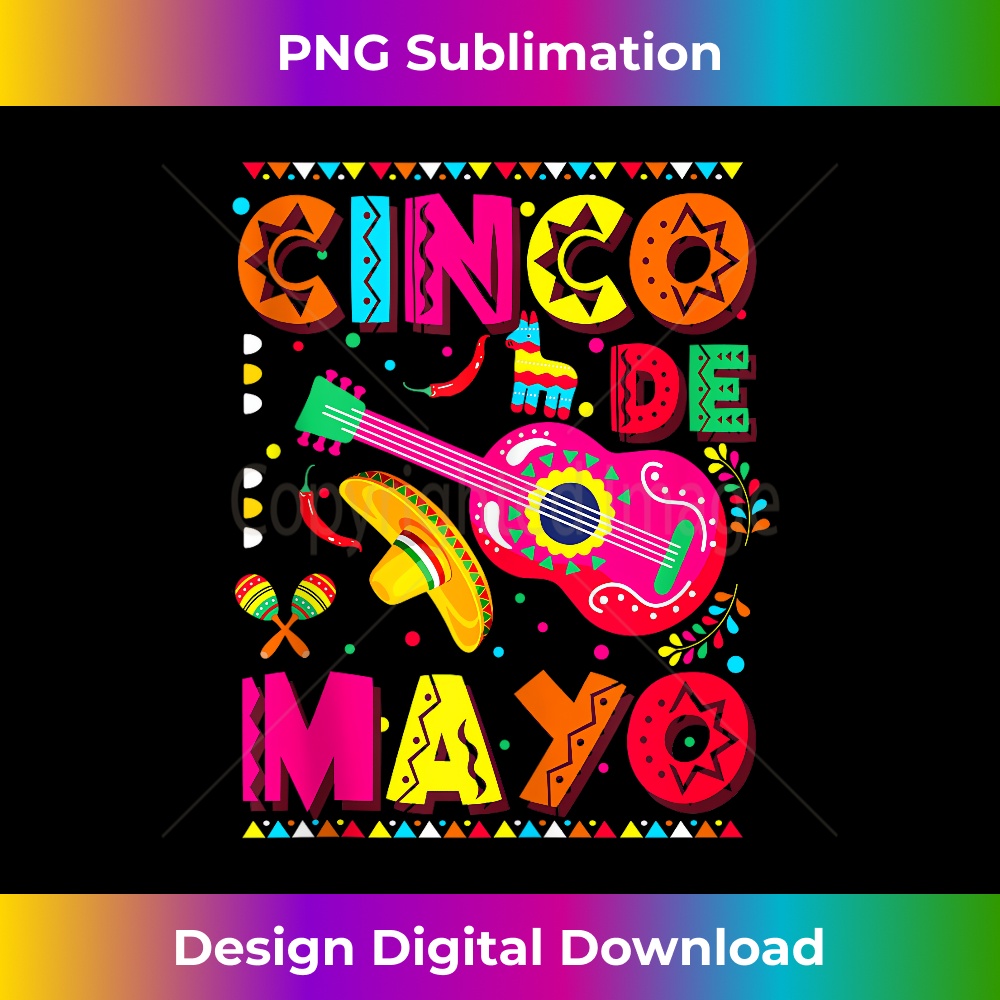 Cinco de Mayo Tee Mexican Taco Guitar Fiesta Cinco de Mayo T | Inspire ...