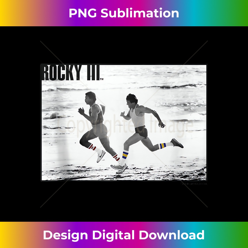 Rocky 3 Apollo Creed Racing Rocky On the Beach Poster Tank T | Inspire ...