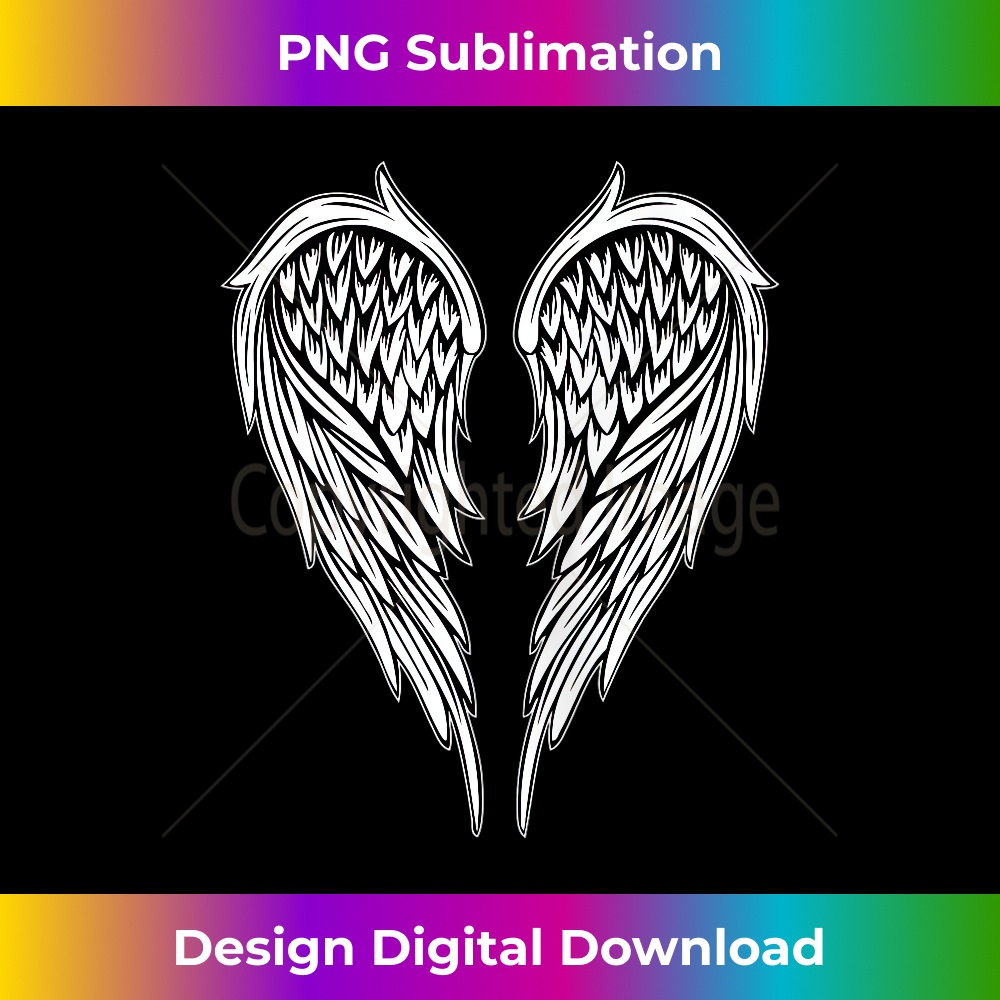 Wings On The Back Side Angel Tank Top 3 - Retro PNG Sublimat | Inspire ...
