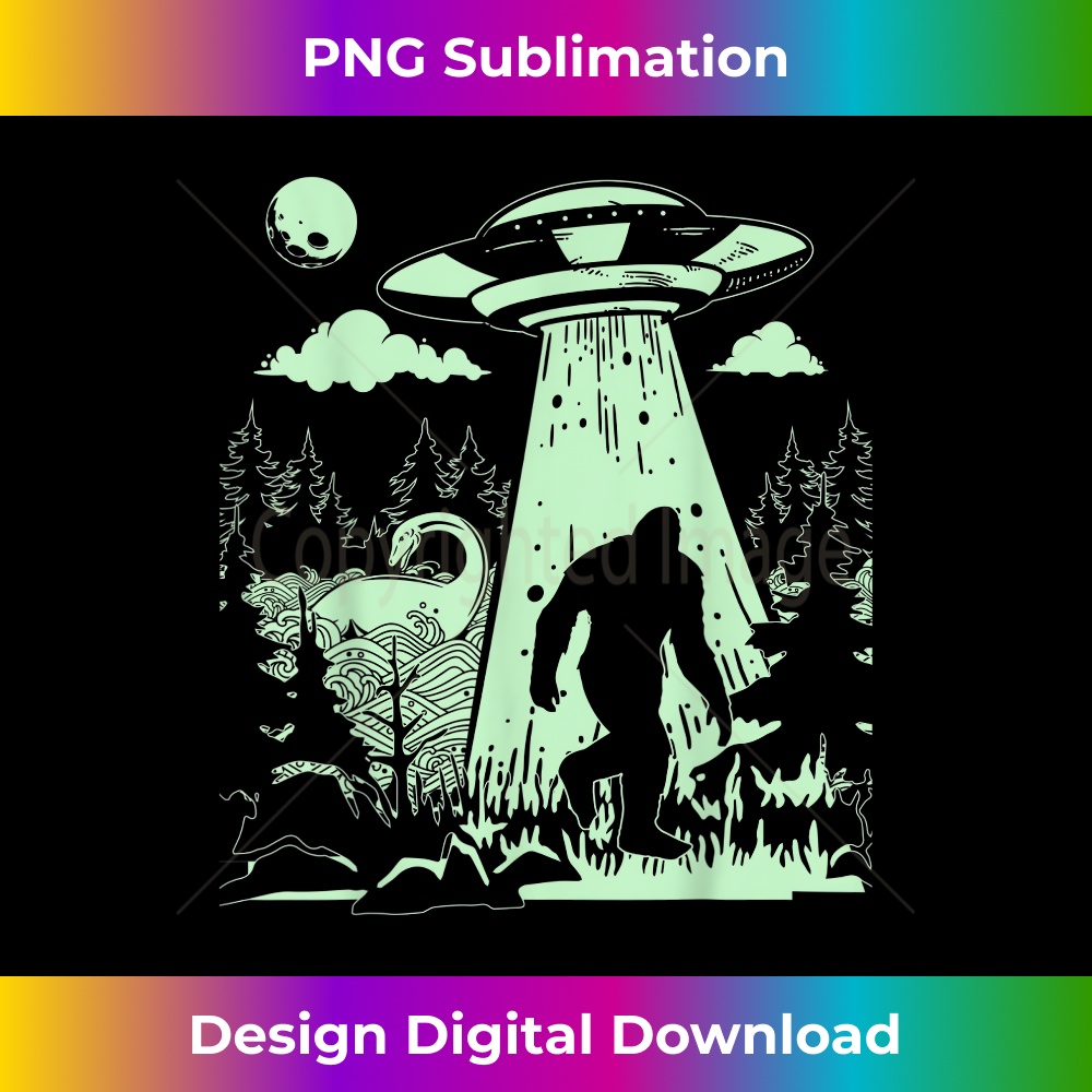 Vintage UFO Alien with Loch Ness Monster and Sasquatch 2 - P | Inspire ...