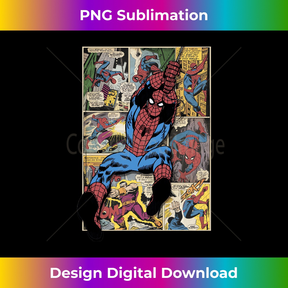 Marvel Retro Classic Spider-Man Vintage Night Crawler Comic | Inspire ...