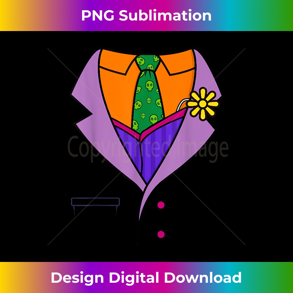 Fake Tuxedo Suit with Green Tie and Practical Joker Flower - | Inspire Uplift