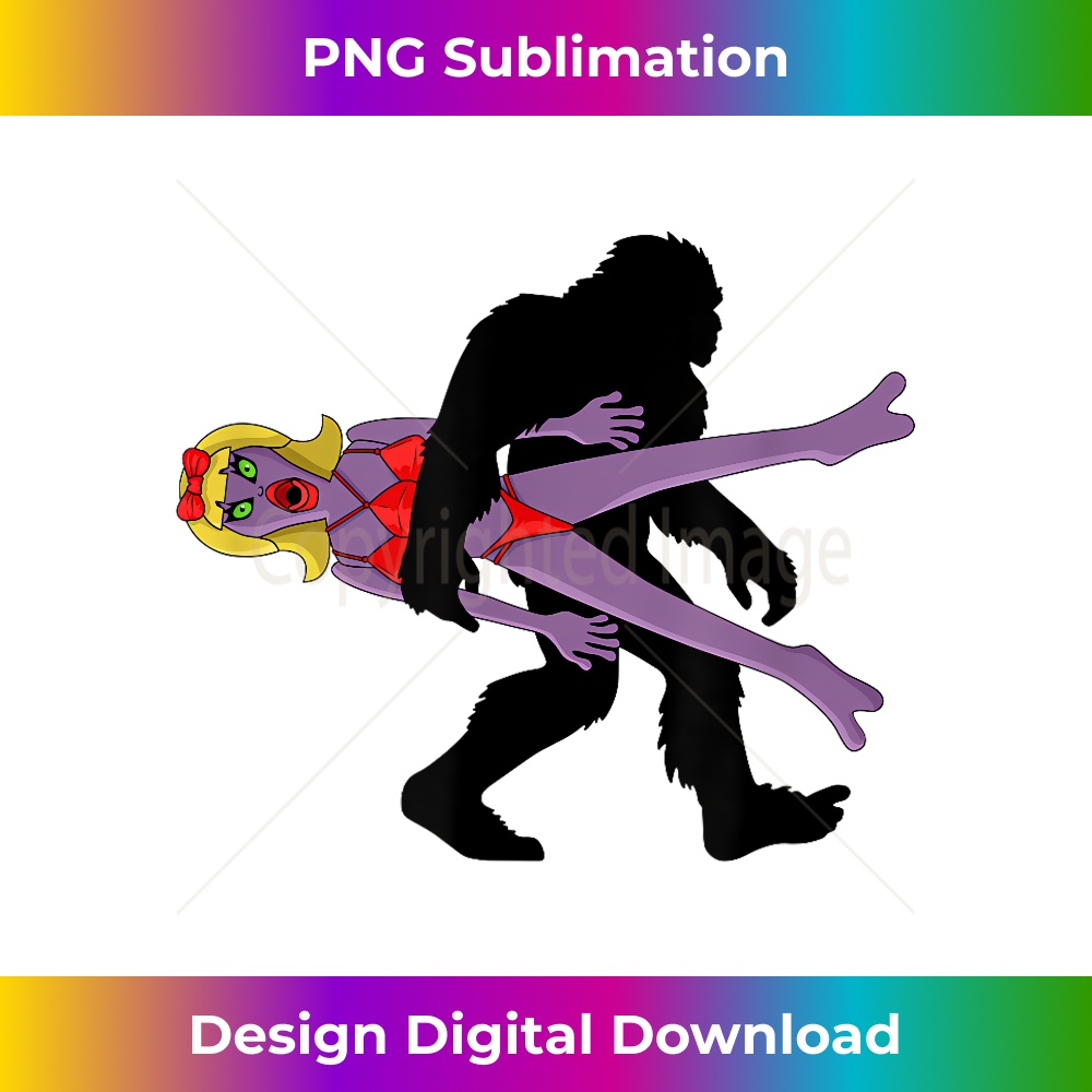 Bigfoot Sasquatch Carrying Alien Inflatable Toy Blow Up Doll | Inspire ...