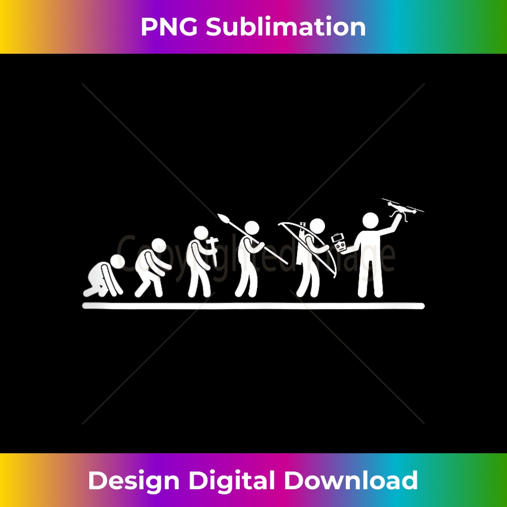 Drone Pilot Quadcopter Evolution Funny Drone Pilot Tank Top | Inspire ...