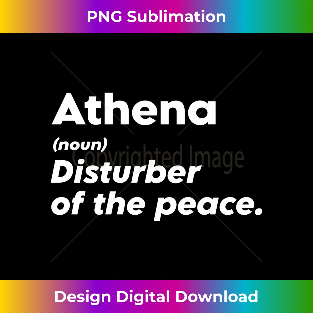 Funny Athena 'Disturber of the Peace' Custom Personalized - | Inspire ...