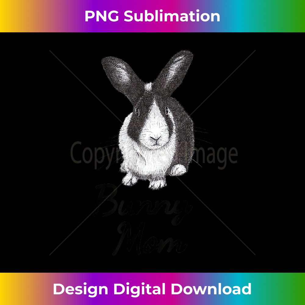 Dutch Bunny Rabbit Mom Drawing - Artistic Sublimation Digita | Inspire ...