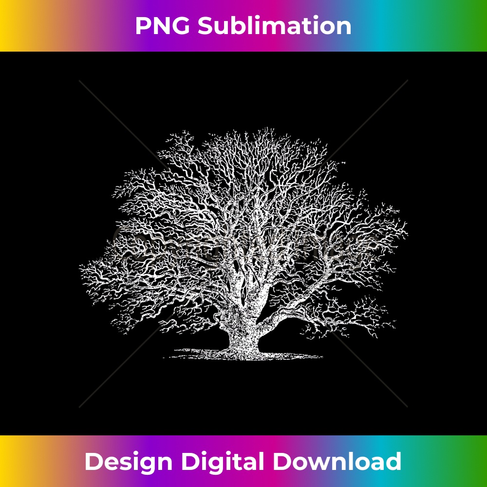 Retro Oak Tree Vintage Tree Natural Oak Tree Woodsman 2 - Ar | Inspire ...