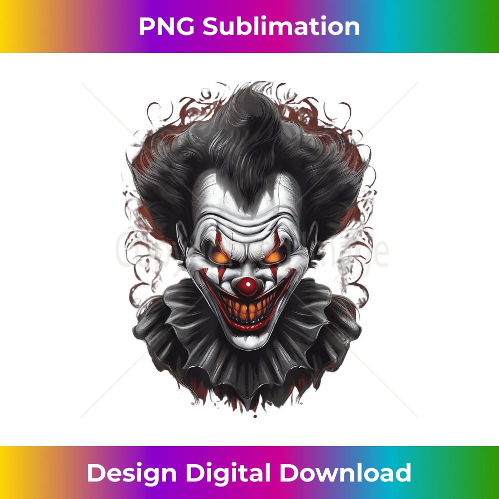 Halloween Scary Evil Clown Horror - High-Resolution PNG Subl | Inspire ...