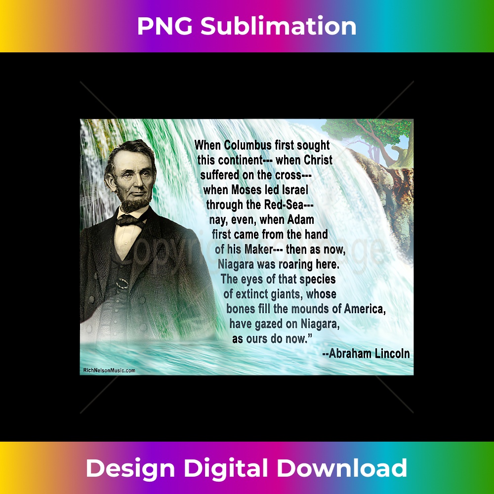 Abraham Lincoln Niagara Giants Quote - Unique Sublimation PN | Inspire ...