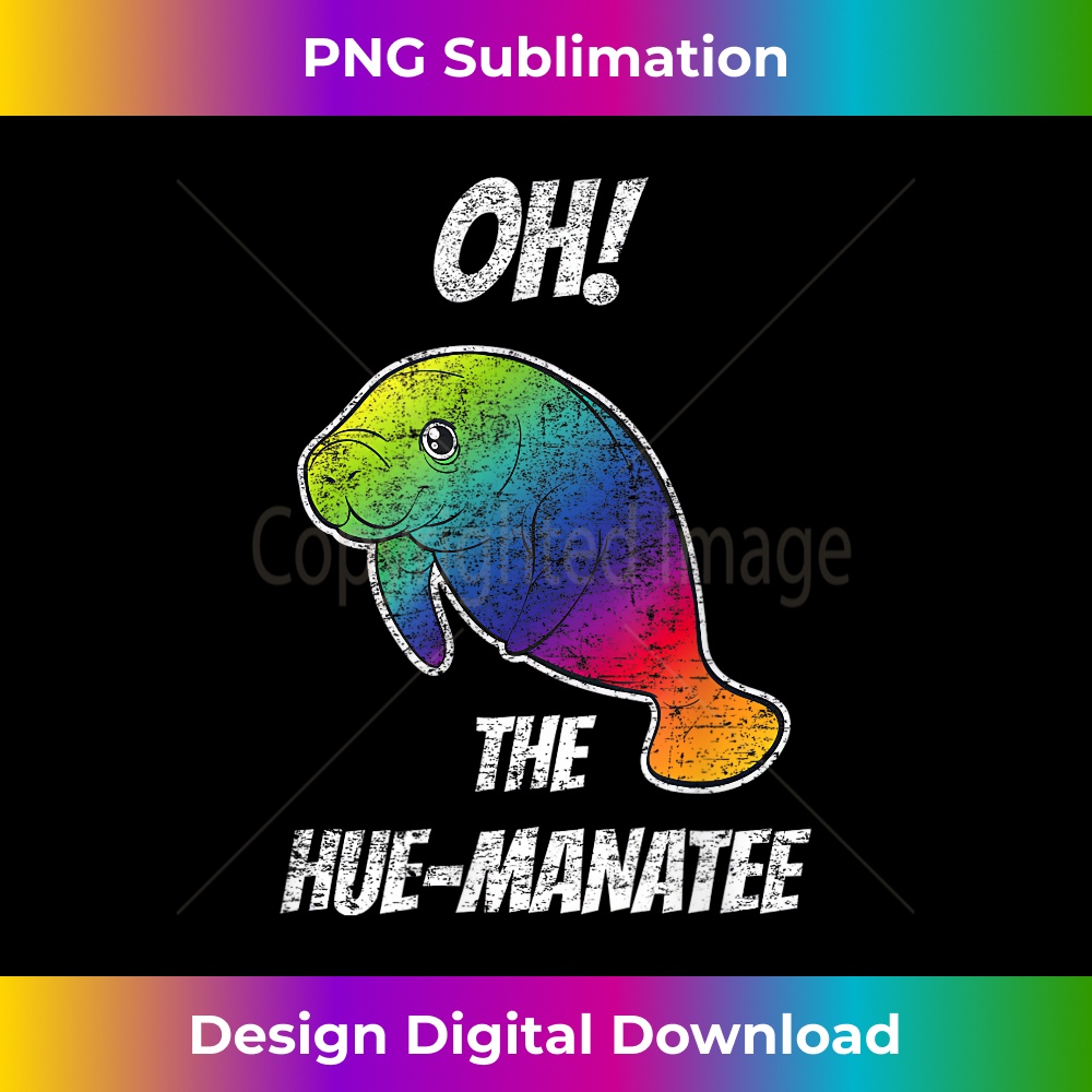 Hue Manatee Cute Vintage Sea Cow - Signature Sublimation PNG | Inspire ...