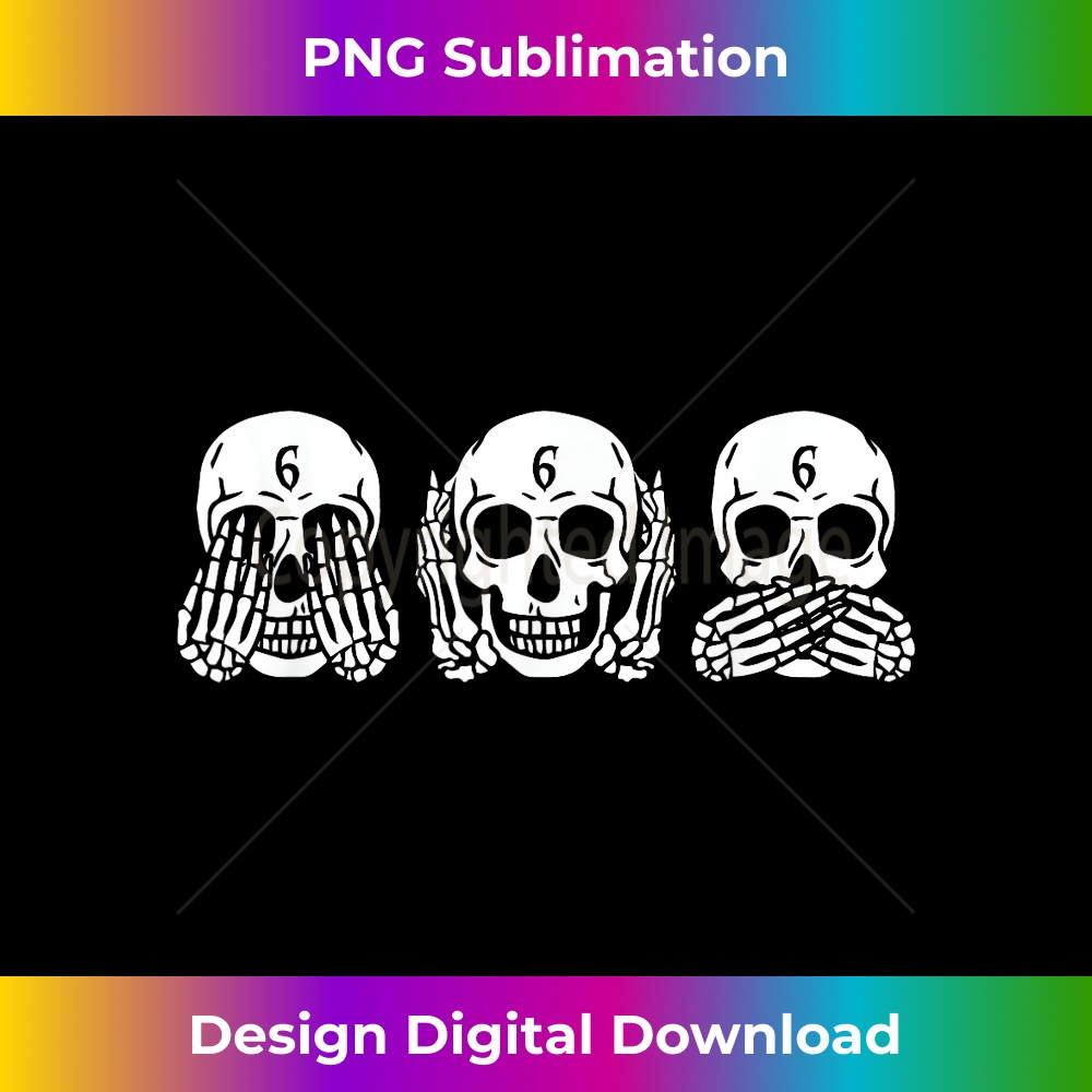 3 Satanic 666 Skulls See No, Hear No, Speak No Evil - Unique | Inspire ...