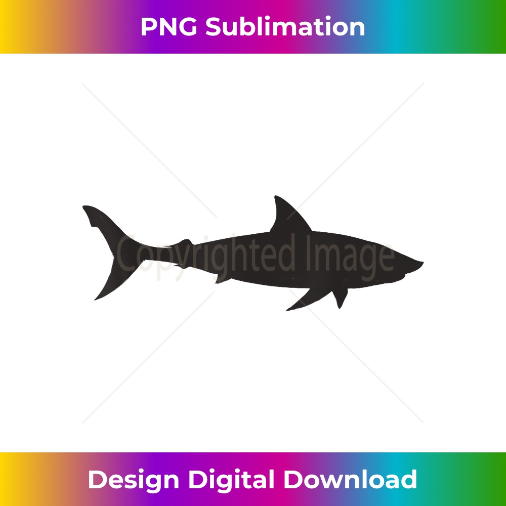 Great White Shark Silhouette - Signature Sublimation PNG Fil | Inspire ...