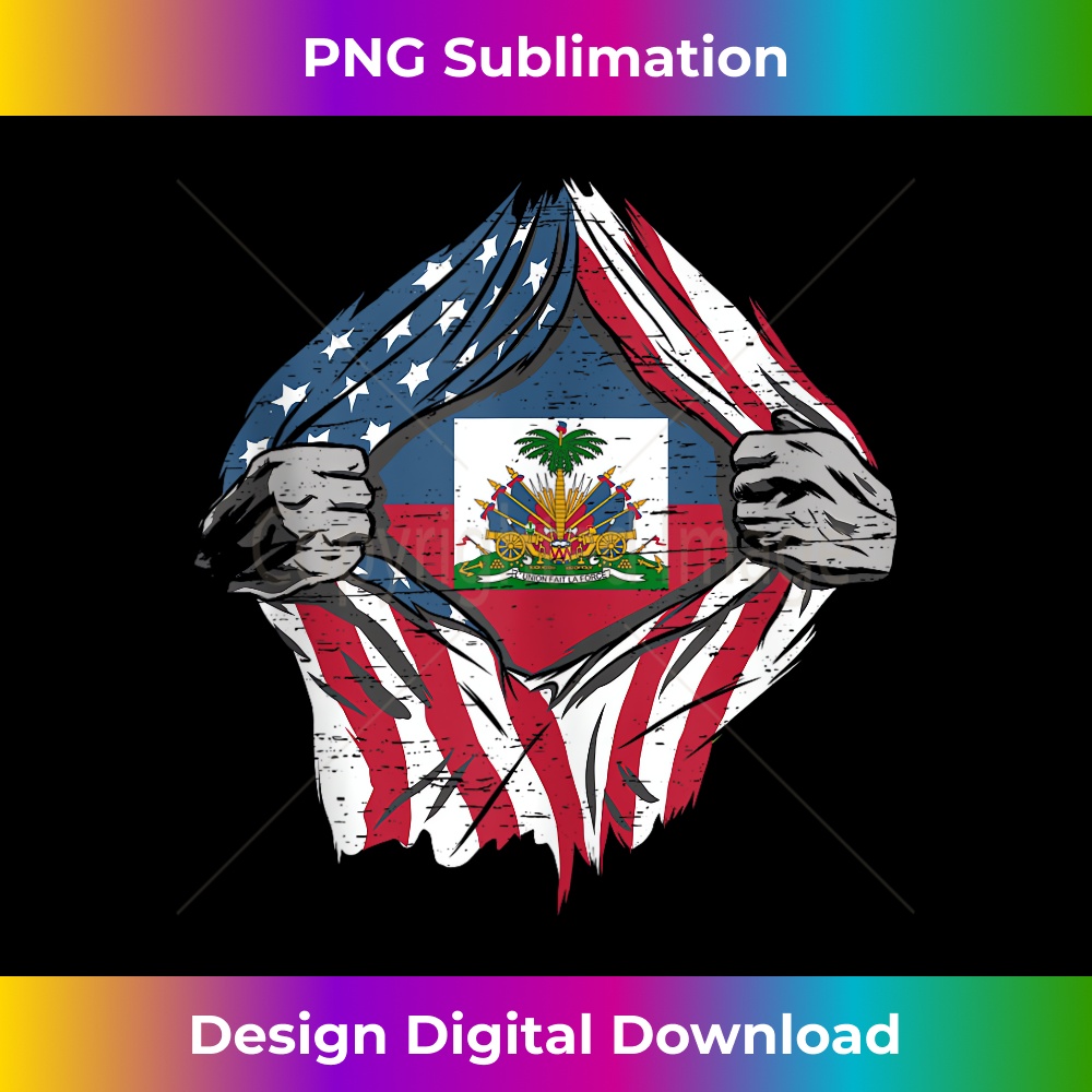 Haitian Heritage Proud for a American Flag Haiti - Signature | Inspire ...