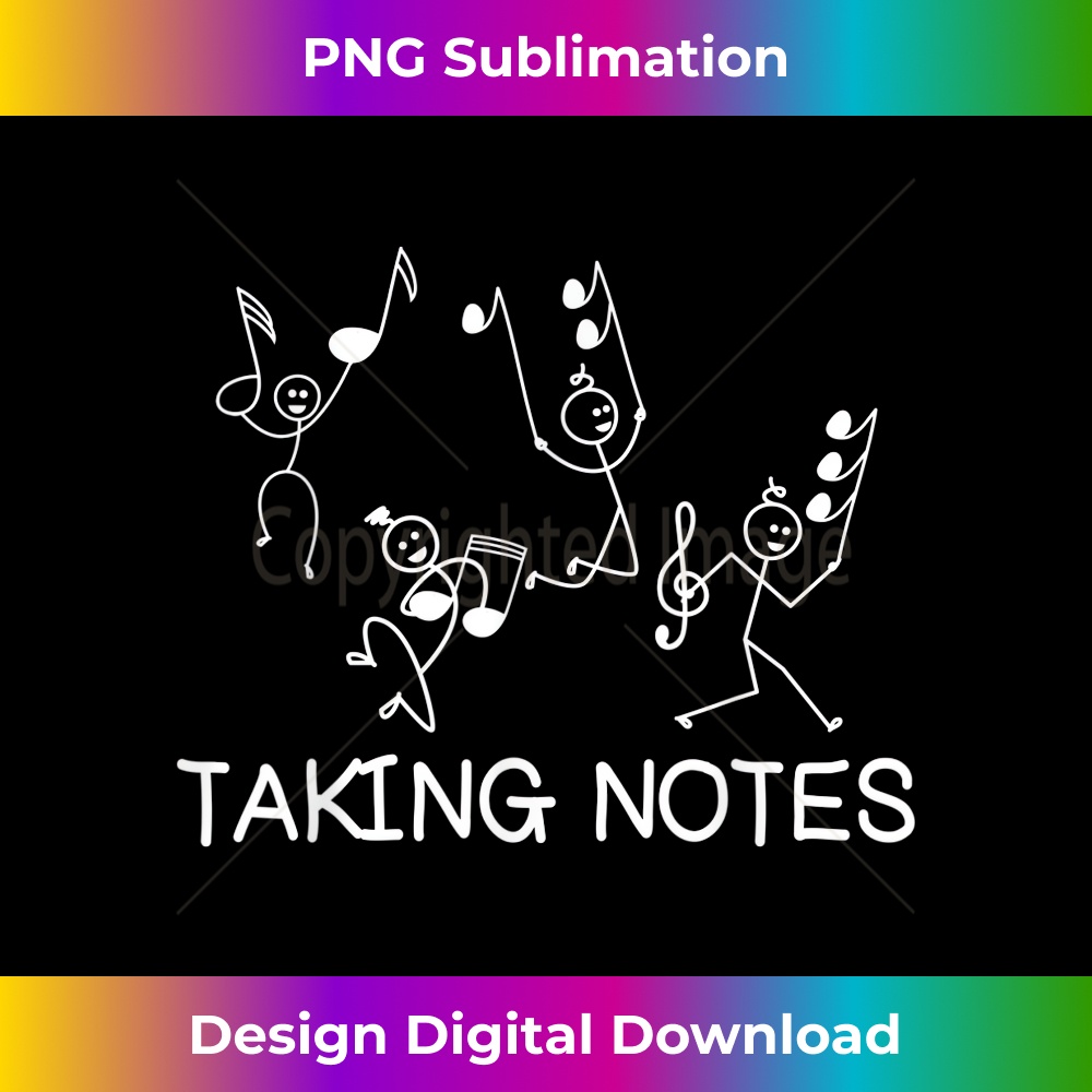 Taking Notes Music 1 - Digital Sublimation Download File | Inspire Uplift