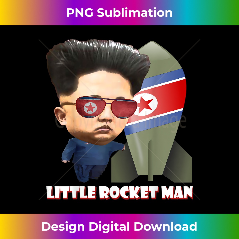 Little Rocket Man Kim Jong-Un - Aesthetic Sublimation Digita | Inspire ...