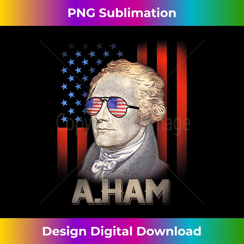 Hamilton t wearing US flag glasses - Urban Sublimation PNG D | Inspire ...