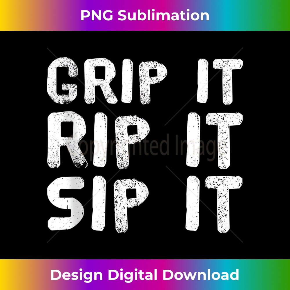 Funny Golf and Beer Grip it Rip it Sip It - Artisanal Sublim | Inspire Uplift