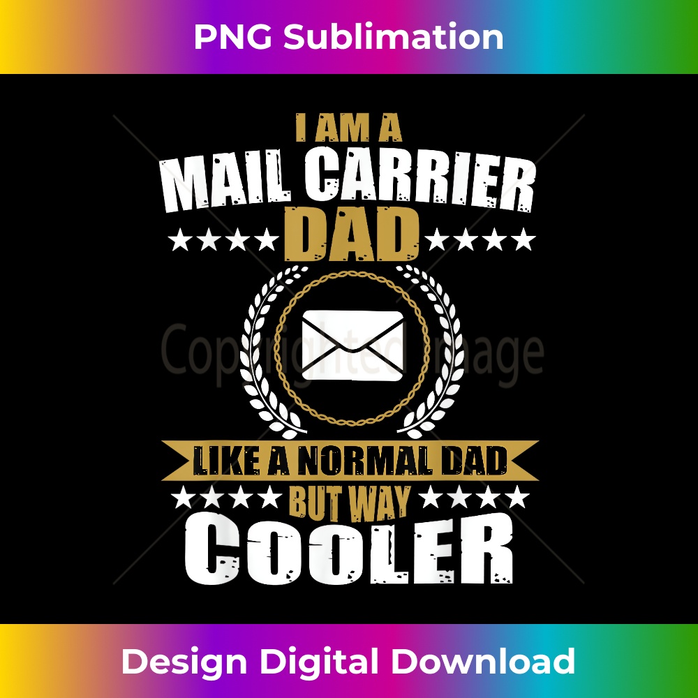 Funny Mail Carrier Dad Postman Post Office Father's Day - Sl | Inspire ...