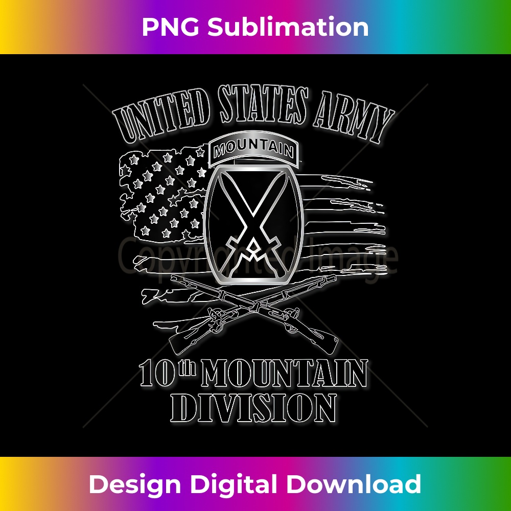 U.S. Army 10th Mountain Division (Back Design) - Aesthetic S | Inspire ...