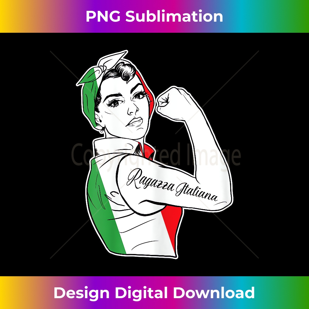 Rosie The Riveter Feminist Italy Pride - Italian Women's | Inspire Uplift