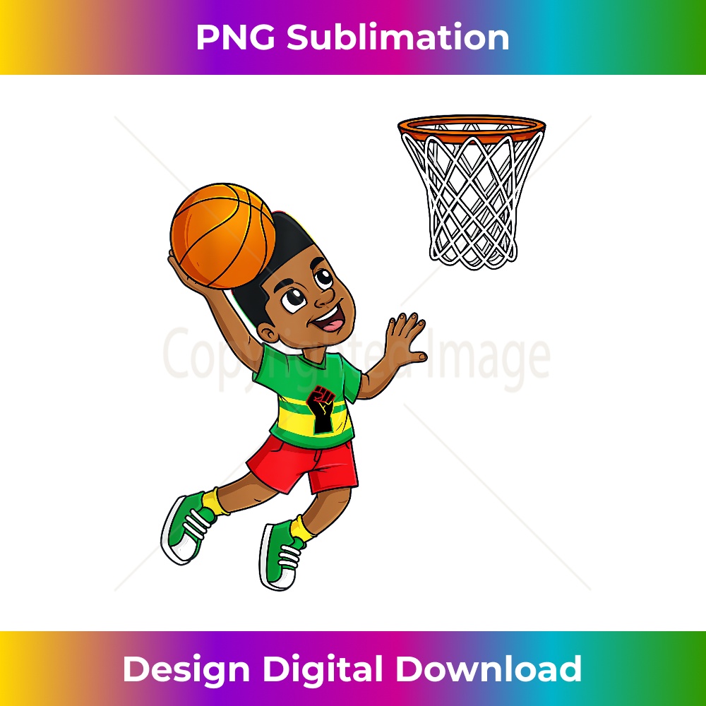 Black King Dunking A Basketball Brown Skin Boys Kids Teens - | Inspire ...