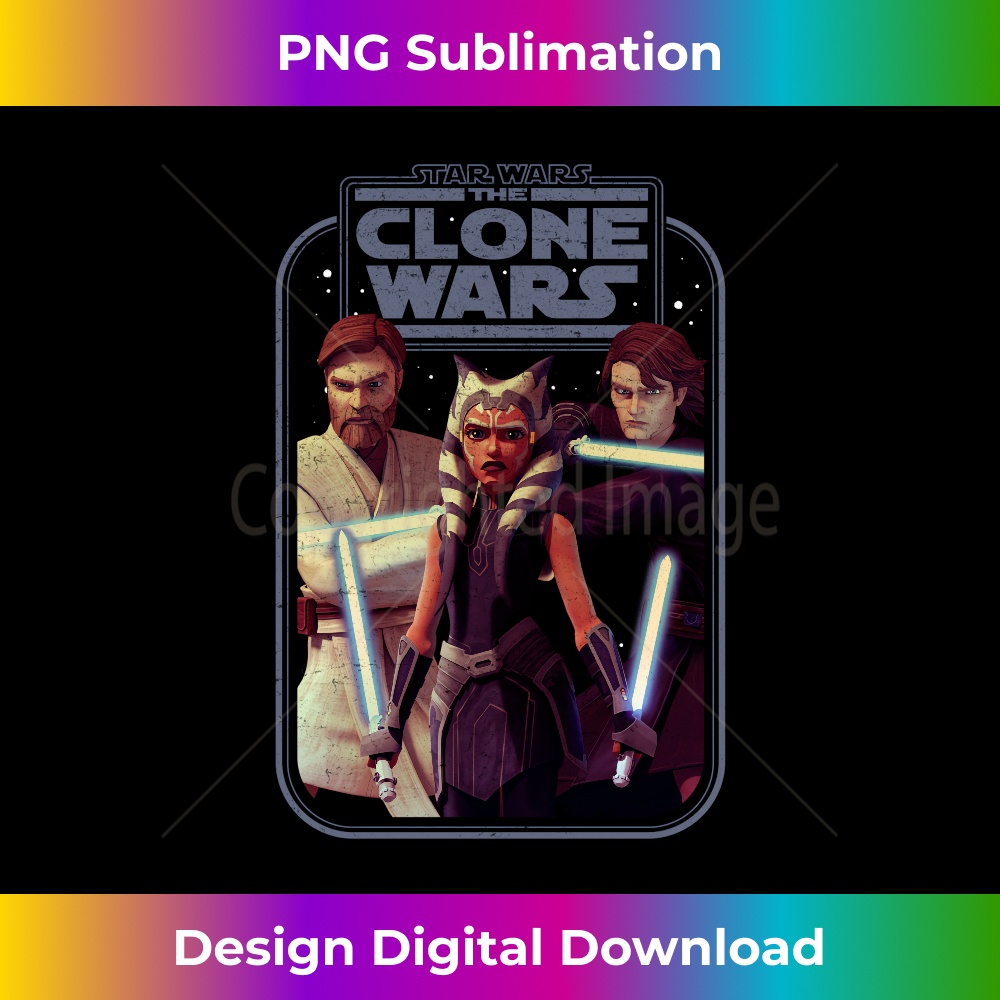 Star Wars The Clone Wars Heroes Group Shot Long Sleeve 2 - P | Inspire ...