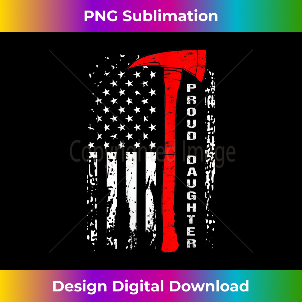 Womens Firefighter Daughter Shirt Proud Daughter of Firefigh | Inspire ...