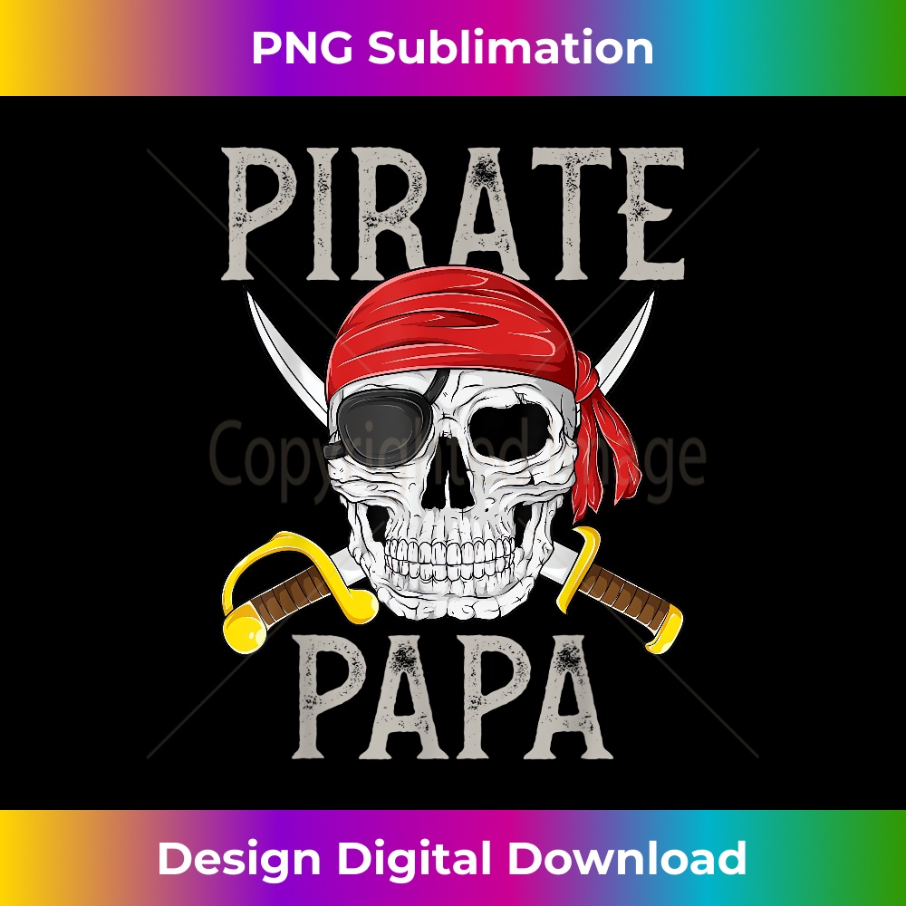 Pirate Papa Jolly Roger Flag Skull Family Pirates 2 - Premiu | Inspire ...