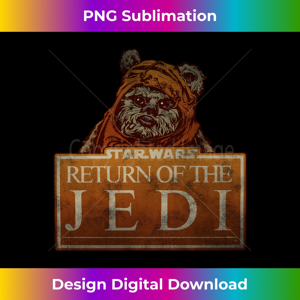 Star Wars Ewok The Return Of The Jedi Portrait Long Sleeve 2 | Inspire ...