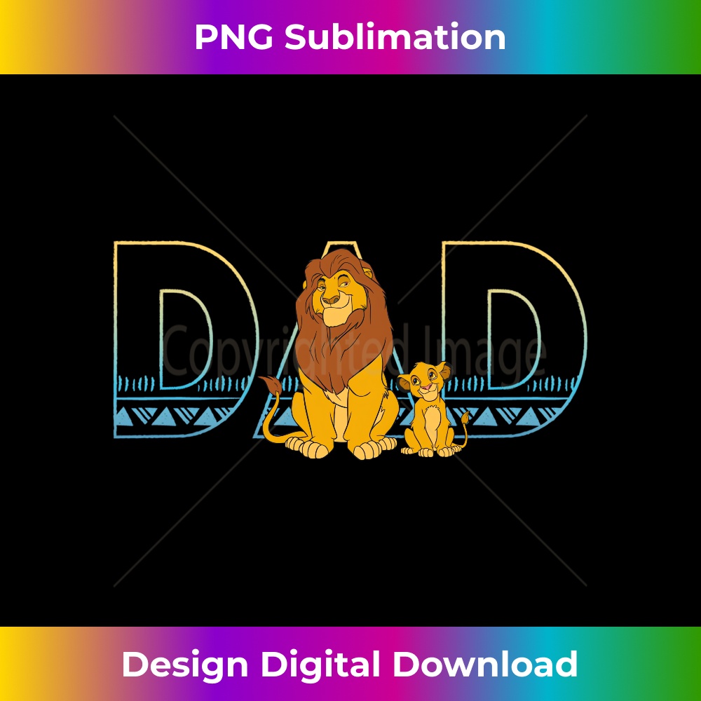 Disney The Lion King Simba and Mufasa Dad Long Sleeve - Aest | Inspire ...