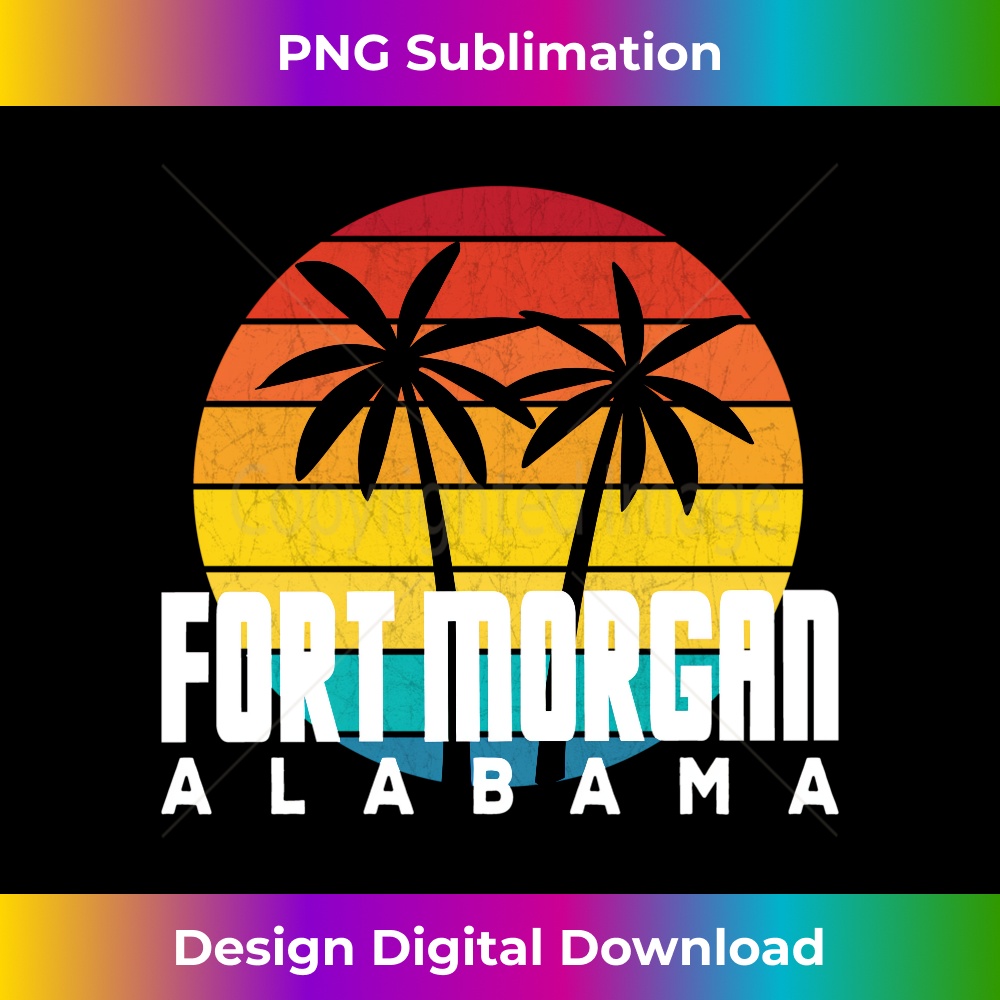 Vintage Fort Morgan Beach Retro Round Sun Ft Morgan Hipster | Inspire ...