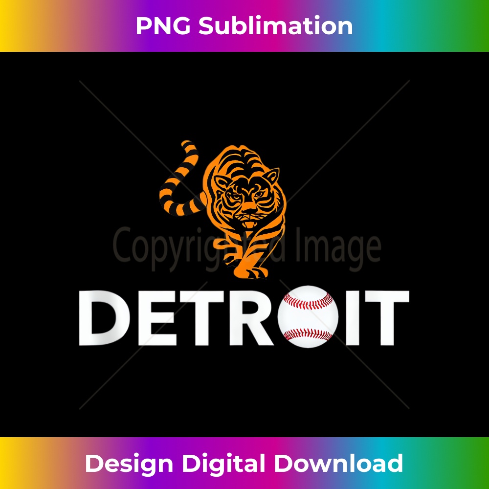 Distressed Tiger Mascot Dress for Baseball Detroit Fans Tank | Inspire ...