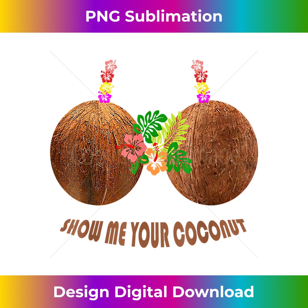 Coconut Bra Halloween Costume - Instant PNG Sublimation Down | Inspire ...