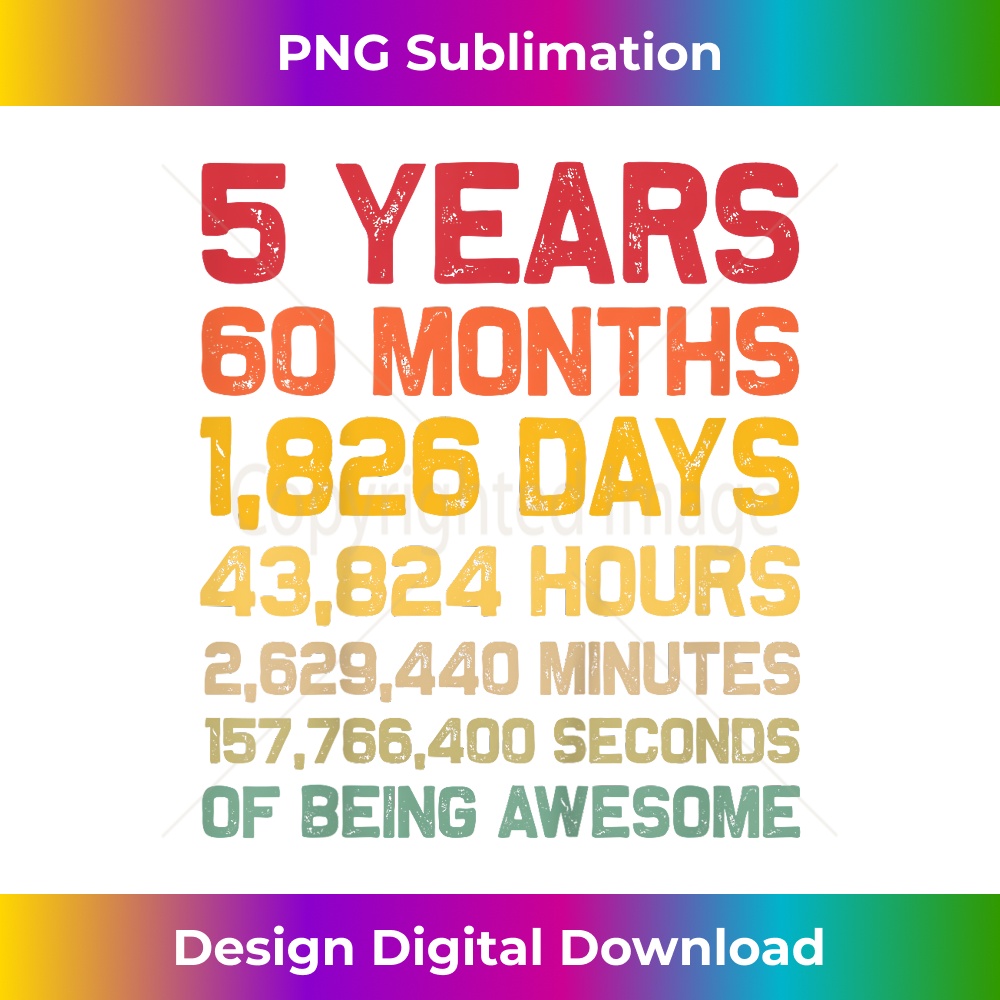5th Countdown Birthday s for 5 Years Old Boys Girls - Signat | Inspire ...