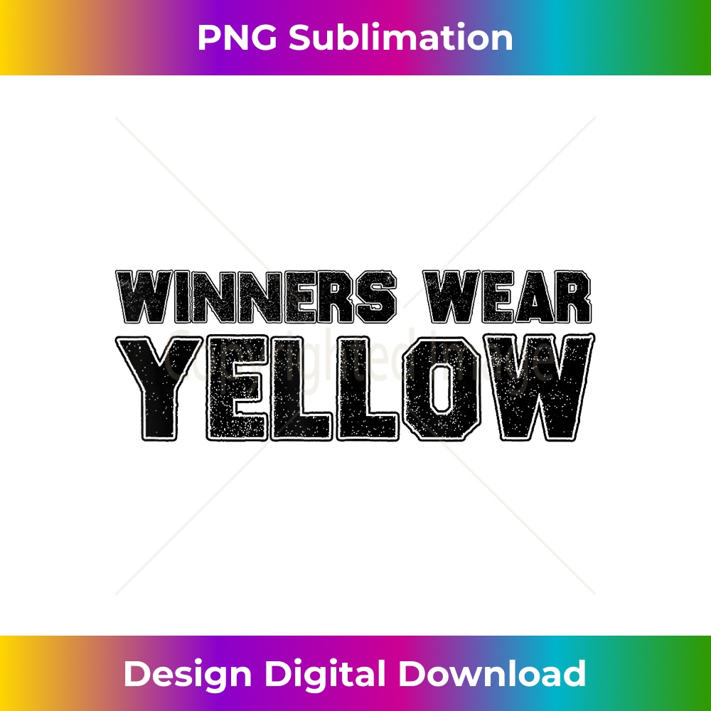 Winners Wear Yellow Spirit Wear Team Game Color War 1 - PNG | Inspire ...
