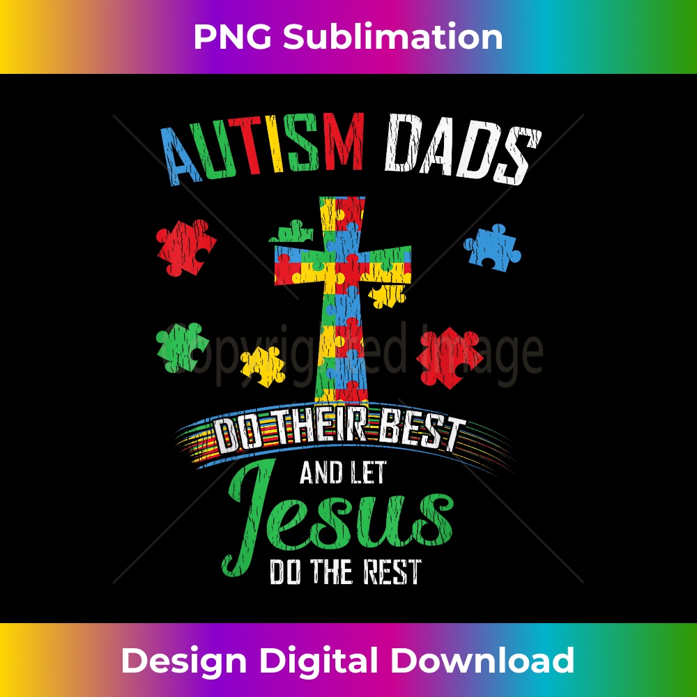 Autism Dad Son Father Autistic Kid Awareness Jesus Christian | Inspire ...