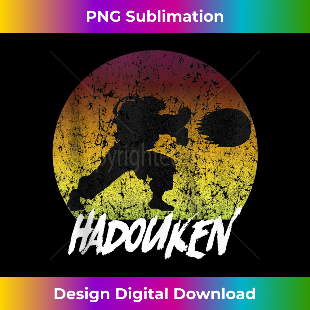 Retro Vintage Hadouken Fighter 16 Bit 2 II - Black 2 | Inspire Uplift