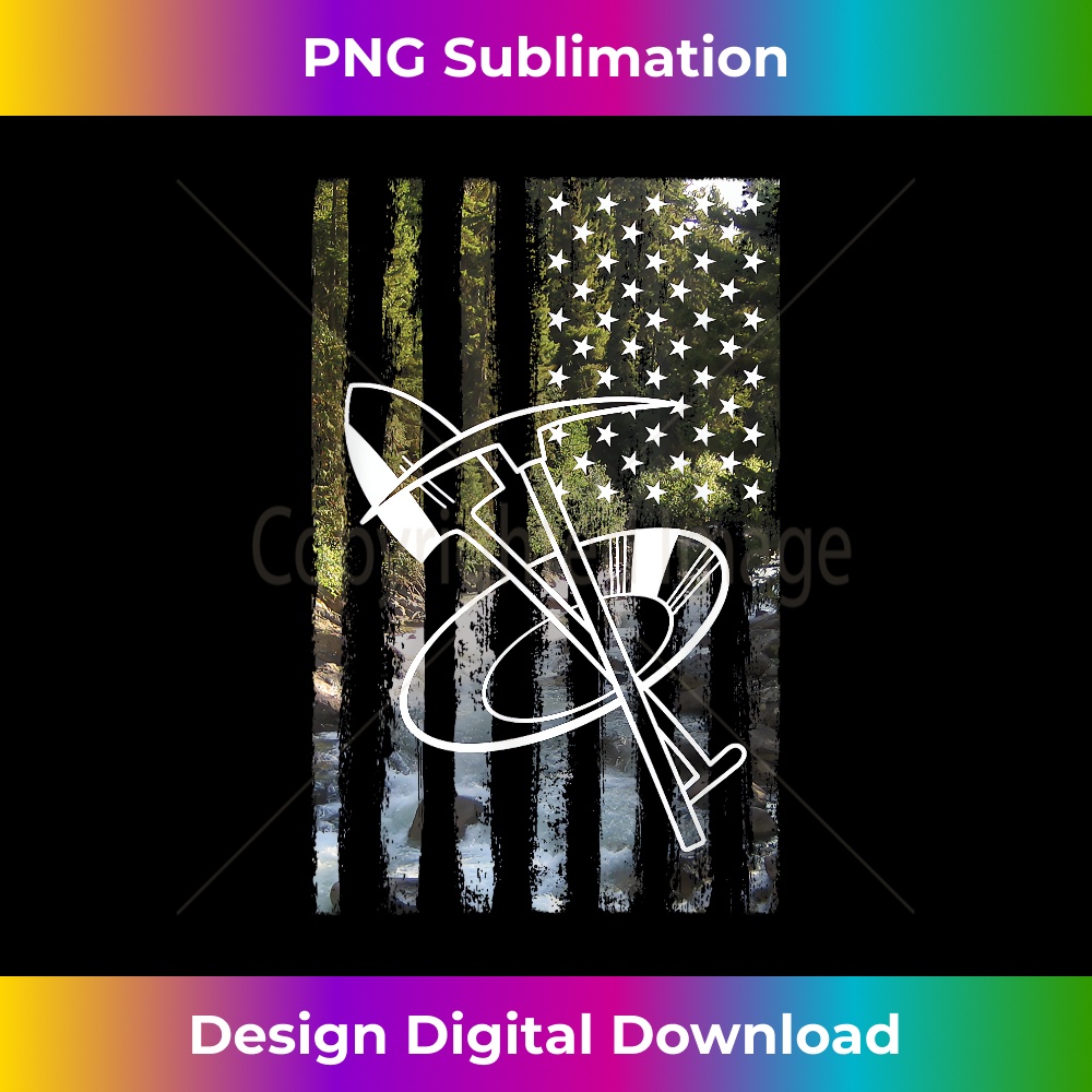 Gold Panning Flag Creek - Gold Prospecting design | Inspire Uplift