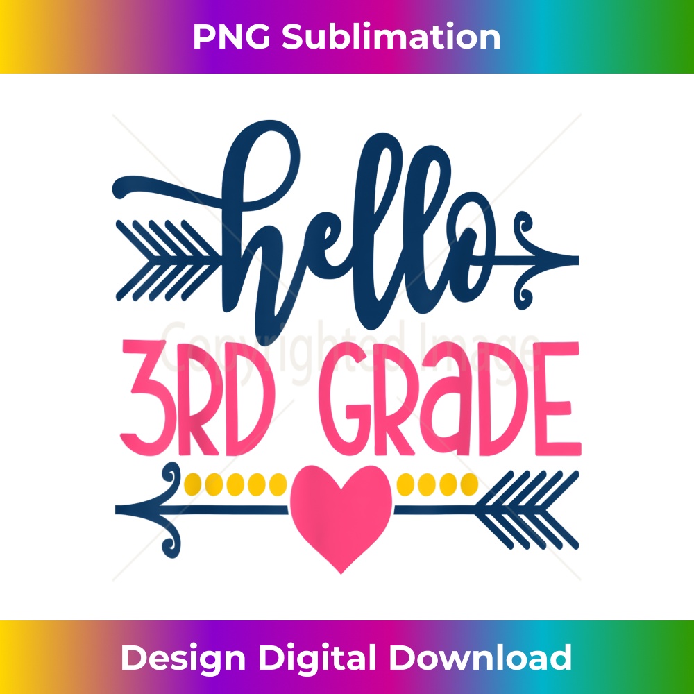 Hello 3rd Grade Teacher Back to School Third - PNG Transpare | Inspire ...