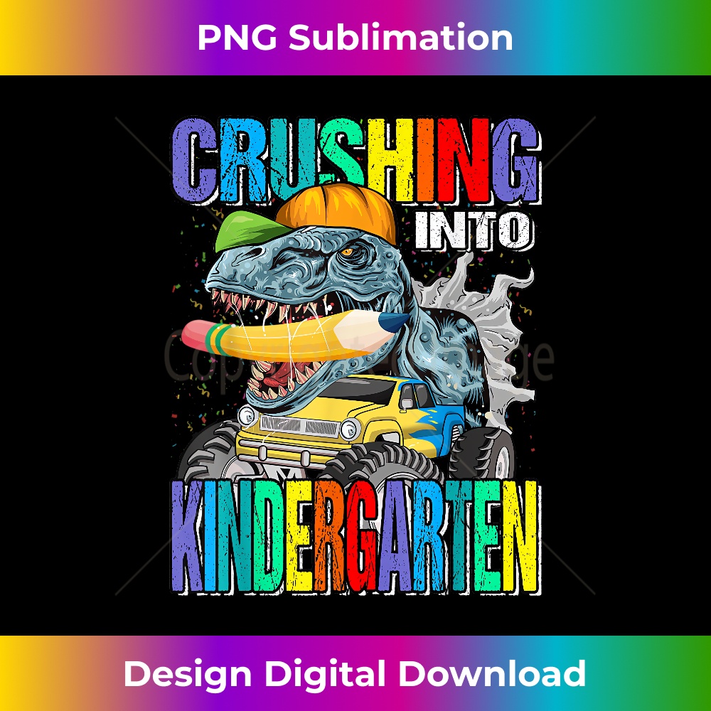 Crushing Into Kindergarten Monster Truck Dinosaur - Signatur | Inspire ...