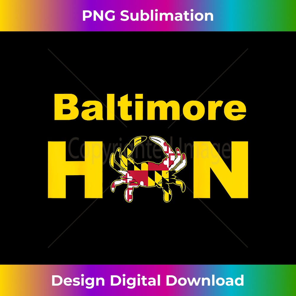 Baltimore Hon Maryland State Flag Crab Crabs Ocean City - Sp | Inspire ...