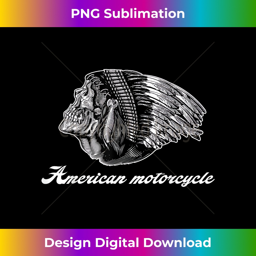 American Motorcycle Skull Native Indian Eagle Chief Vintage | Inspire ...