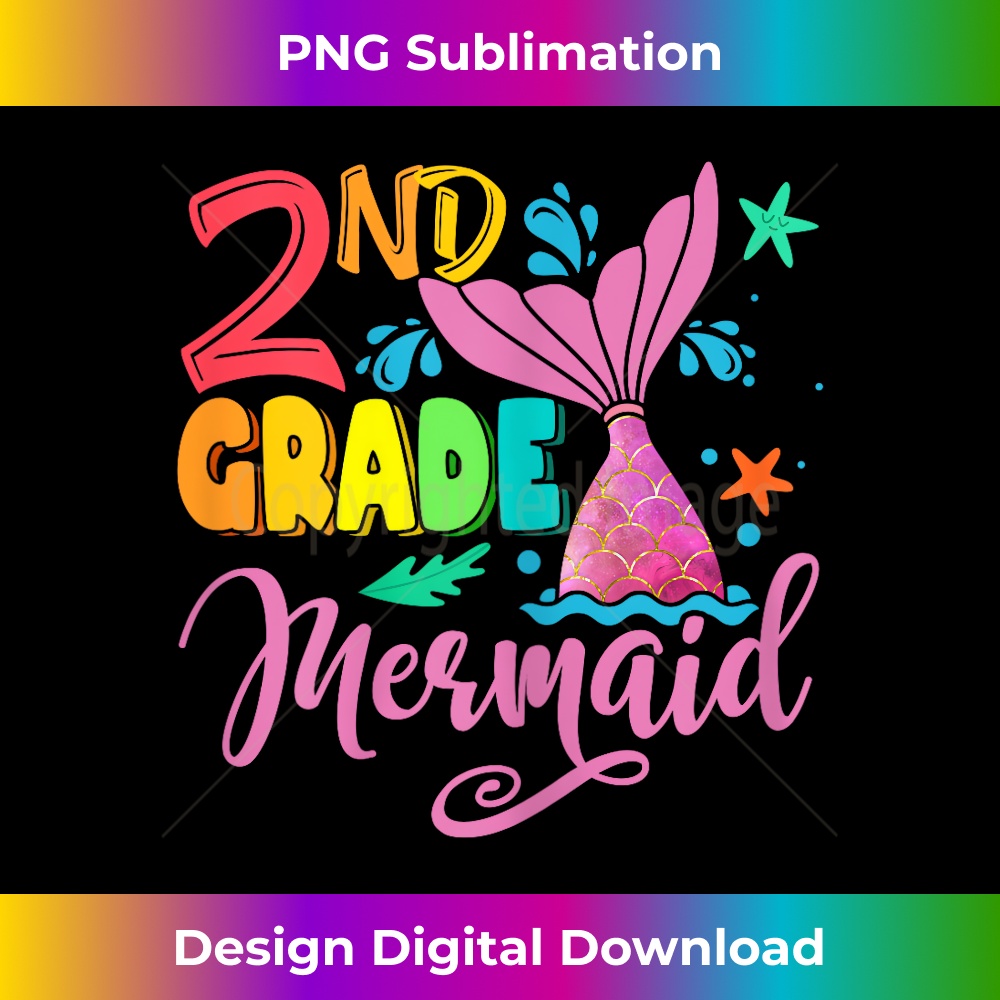 2nd Grade Mermaid Back To School For Mermaid Teacher Girls - | Inspire ...