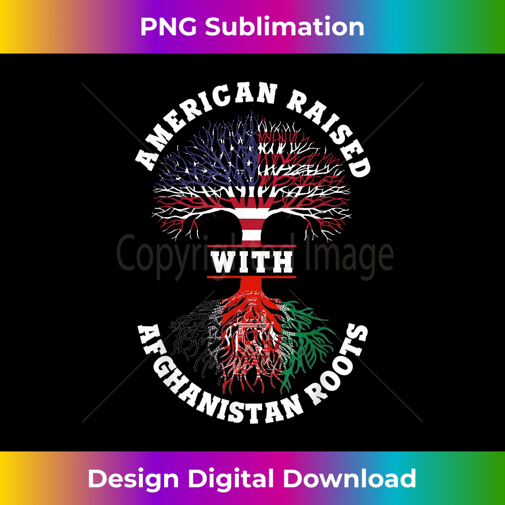 American Raised With Afghanistan Roots - Afghani USA Flag | Inspire Uplift