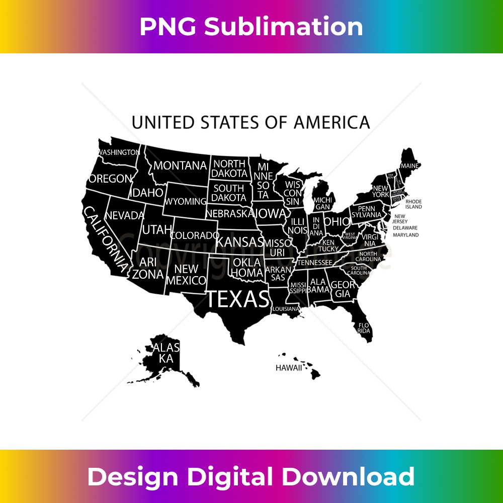 Abstract United States of America Graphic Map with USA Flag | Inspire ...