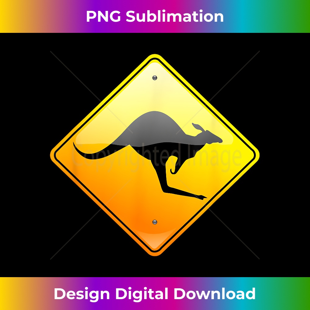 Kangaroo Crossing Traffic Road Street Sign Warning - PNG Sub | Inspire ...