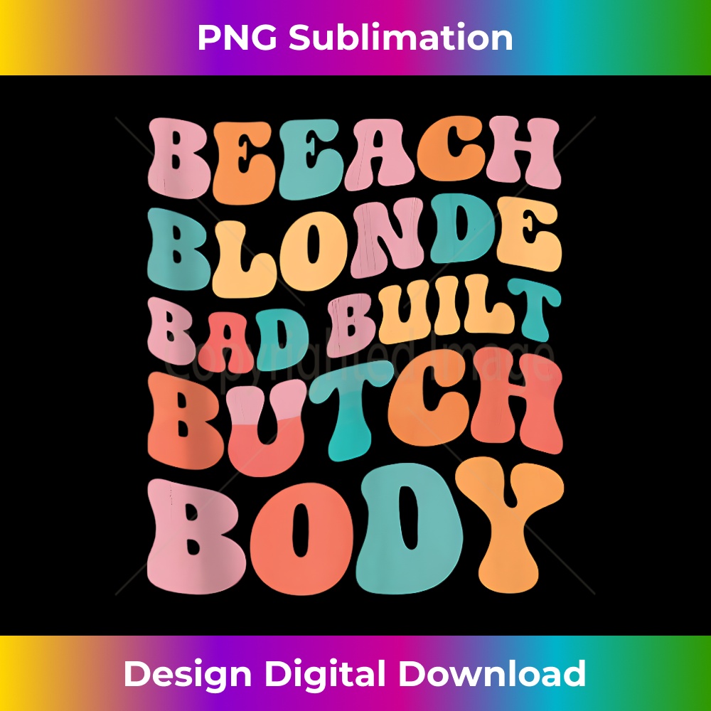 Bleach Blonde Bad Built Butch Body - Exclusive PNG Sublimati | Inspire ...