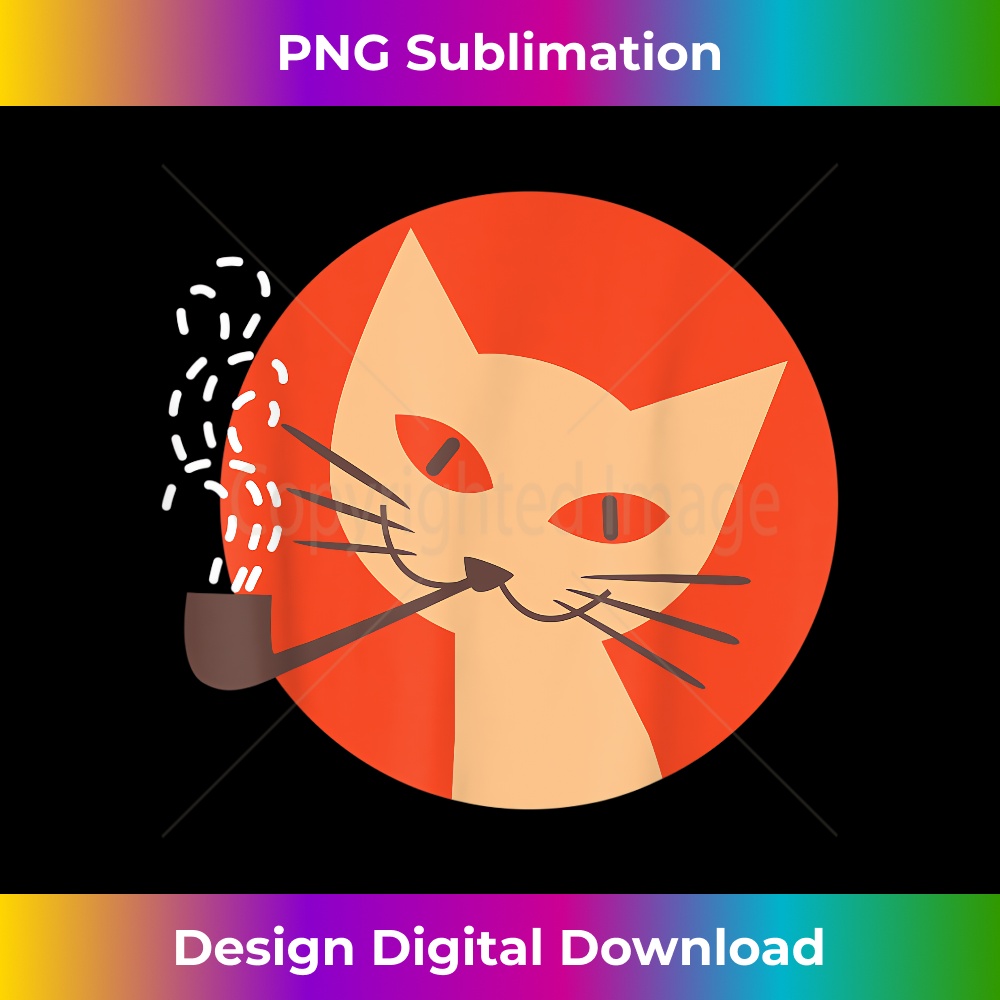 Cat Smoking Pipe Retro vintage matchbox design - Trendy Subl | Inspire ...