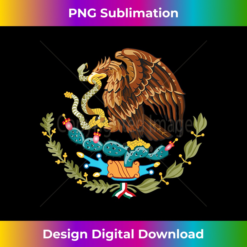 Mexican Flag Coat Of Arms Aztec Tenochtitlan Eagle On Cactus | Inspire ...